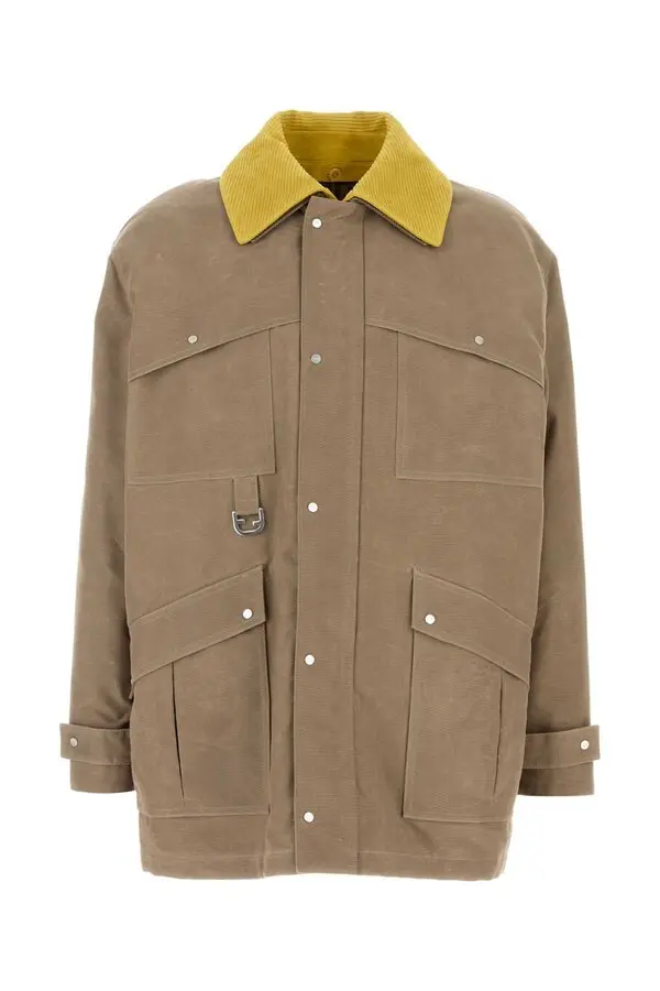 Fendi S Canvas Jacket With Nylon-cotton Construction