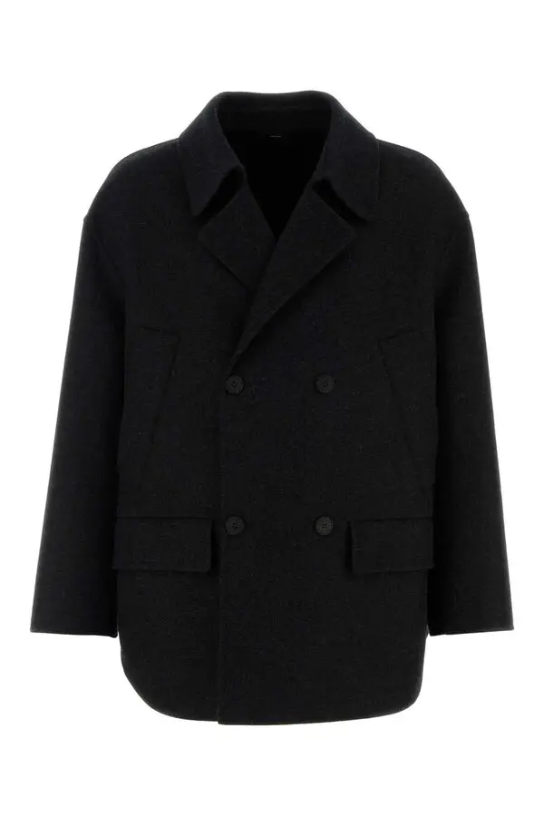 Fendi S Flannel Blazer In Virgin Wool