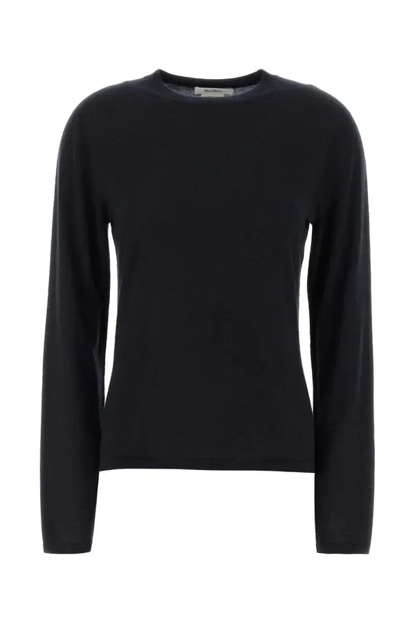 Max Mara 100% Cashmere Knit Sweater - Blue