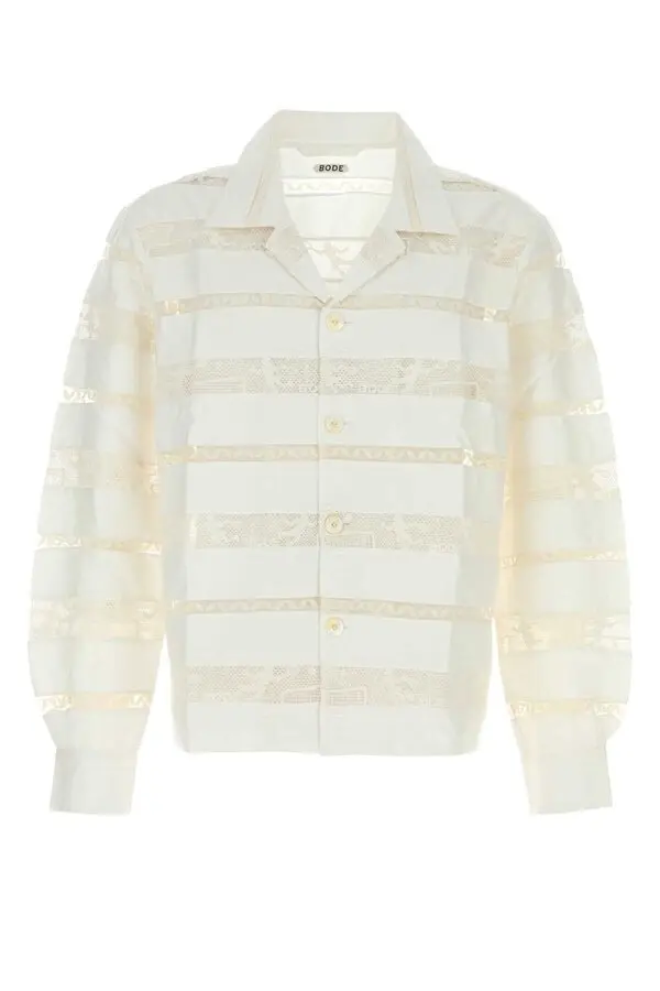 BODE Poplin Shirt - White