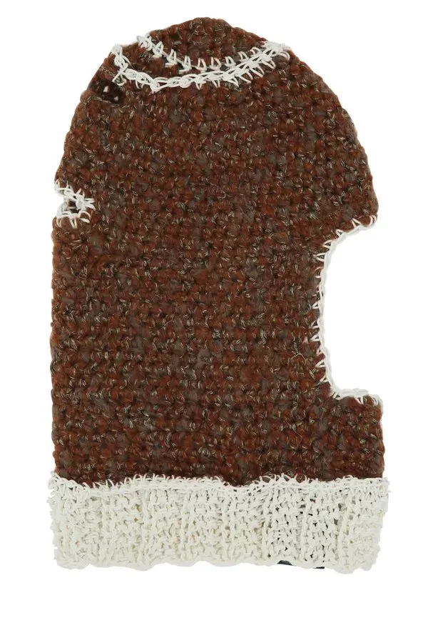 VITELLI Regenerated Yarn Balaclava Beanie - Multicoloured