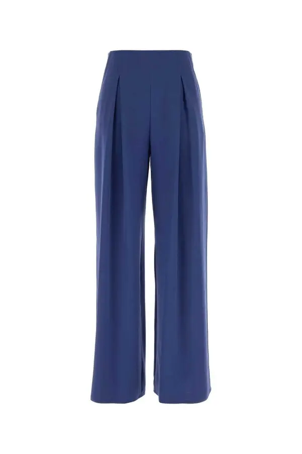 Max Mara Stretch Satin Palazzo Pants
