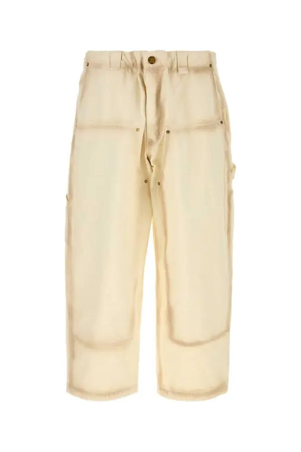 WILLY CHAVARRIA Toluca Workwear Wide-leg Cotton Pants