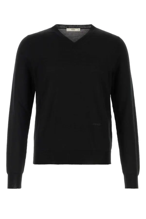 Fendi S Stretch Wool Knit Sweater
