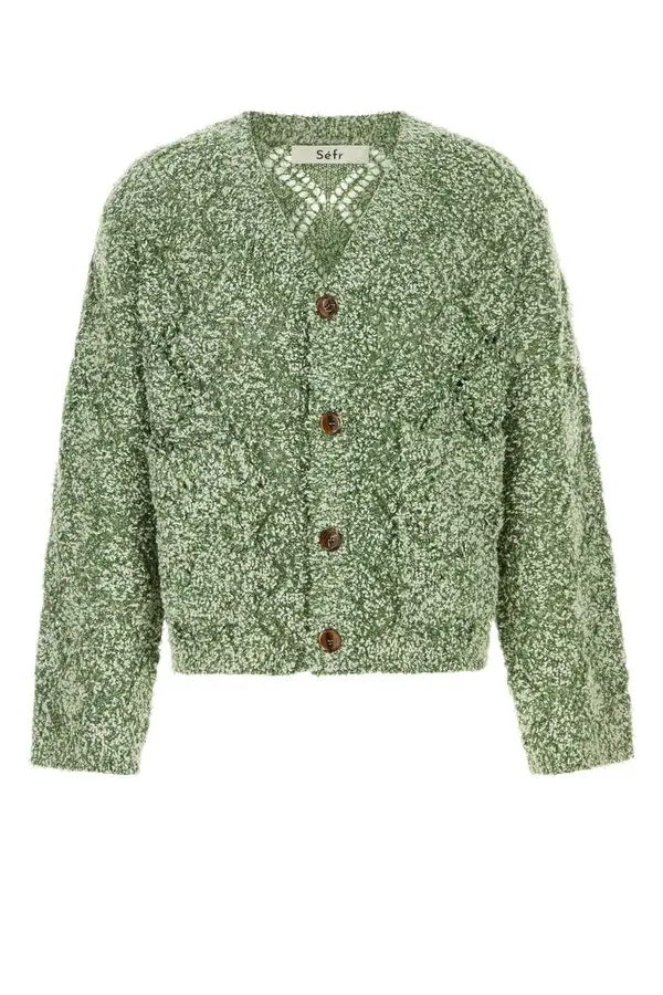 Séfr Oversize Abain Wool-blend Cardigan