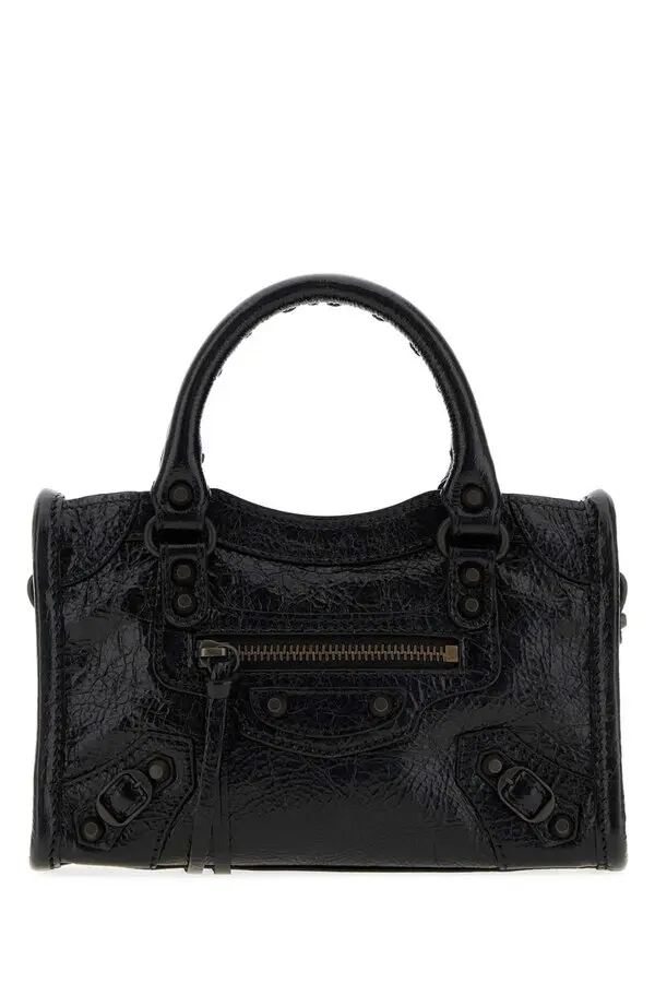 Balenciaga Leather Nano Le City Mini Handbag, 18.5 Cm