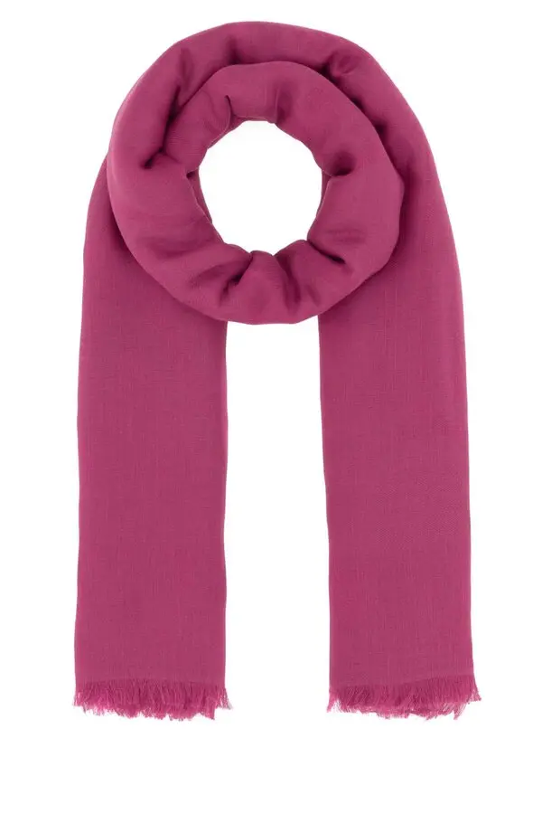 Max Mara Cotton-modal-cashmere Blend Aeremi Scarf, 180 X 140 Cm