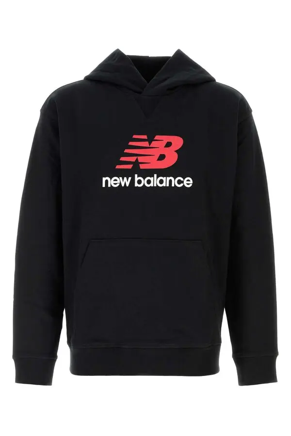 NEW BALANCE 100% Cotton Sweatshirt - Black