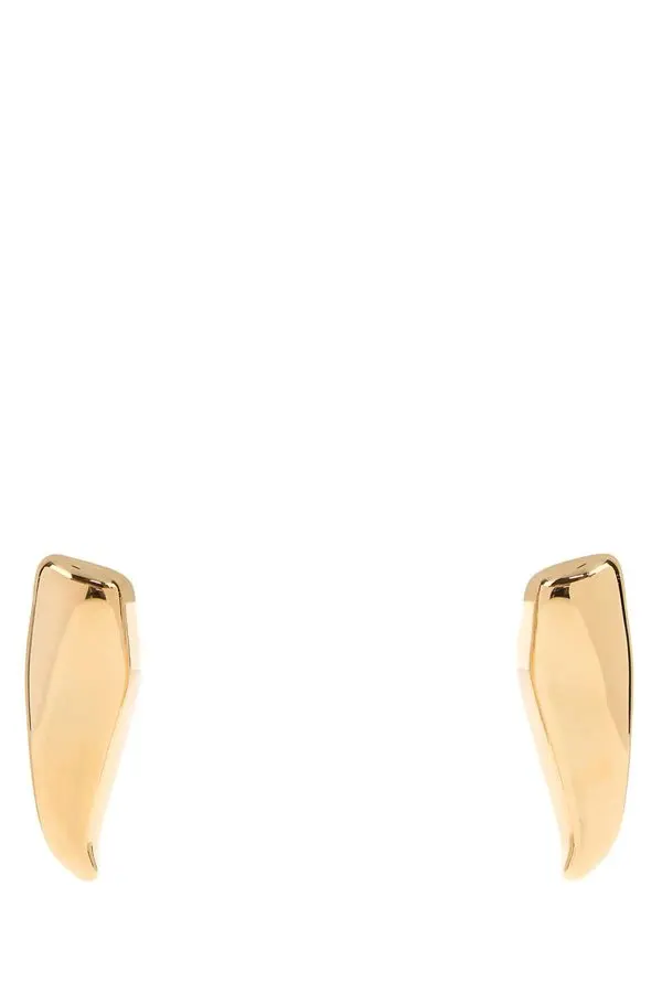 Bottega Veneta Large Prisma Earrings In Sterling Silver