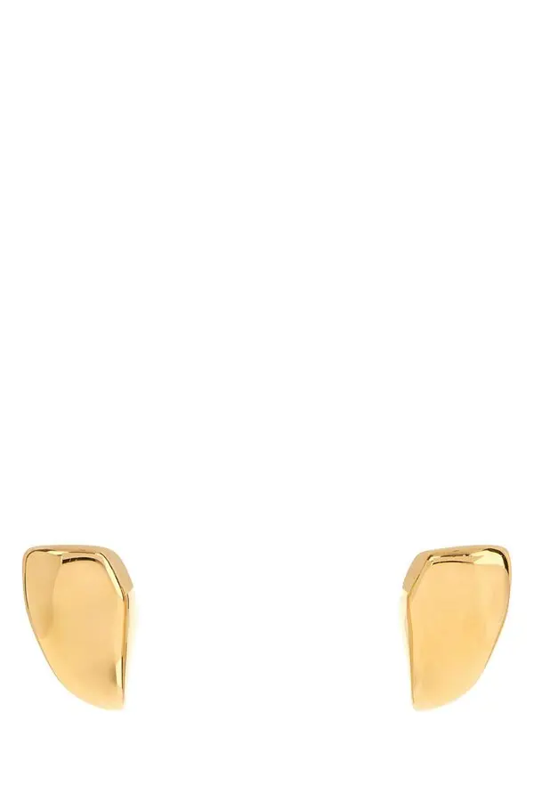 Bottega Veneta Mini Prisma Sterling Silver Earrings, 2 Cm X 3 Cm
