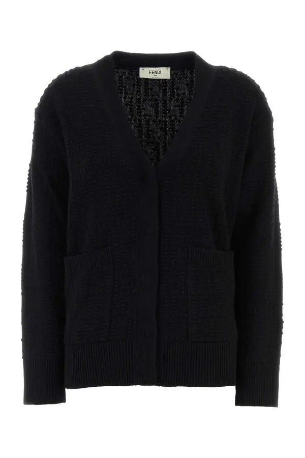 Fendi Wool-cashmere Blend Cardigan
