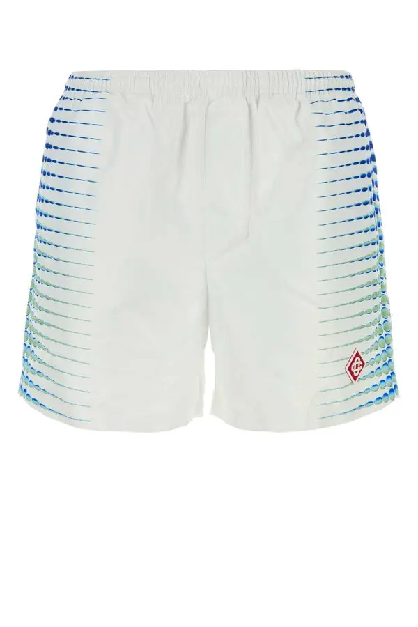 Casablanca Printed Polyester Swim Shorts