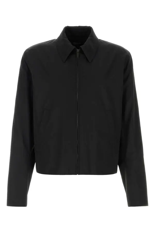 Gucci Faille Zip-up Jacket