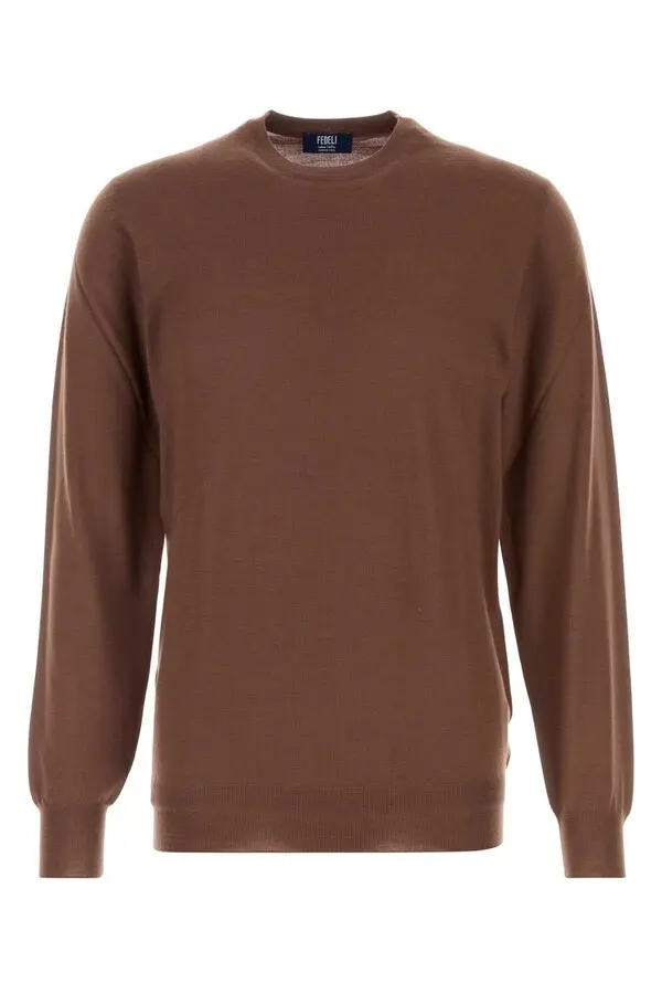 Fedeli 100% Virgin Wool Crewneck Sweater