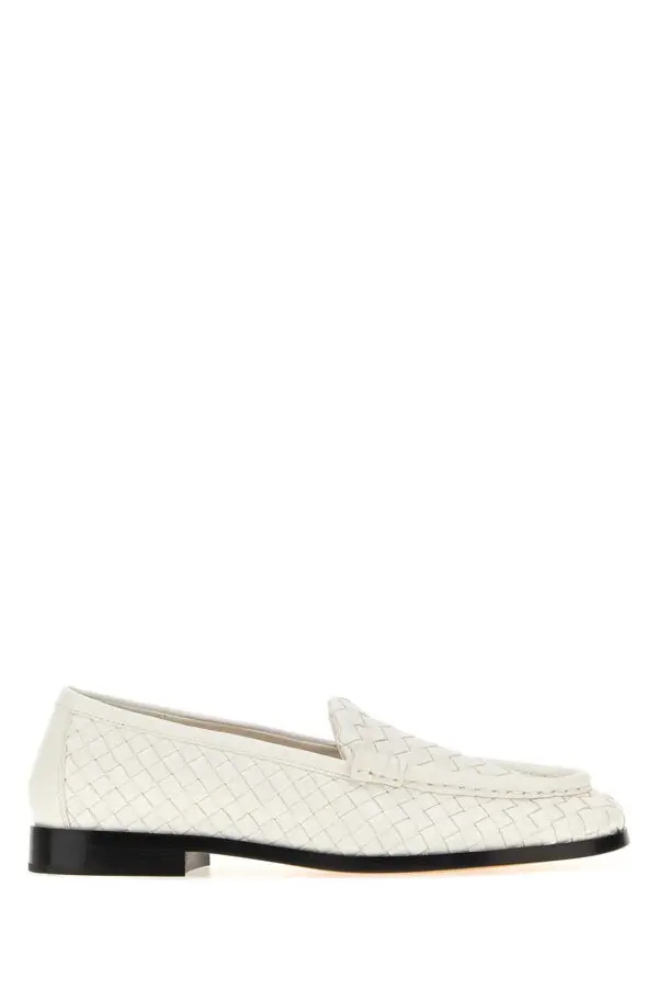 Bottega Veneta Silenzio Lambskin Leather Loafers
