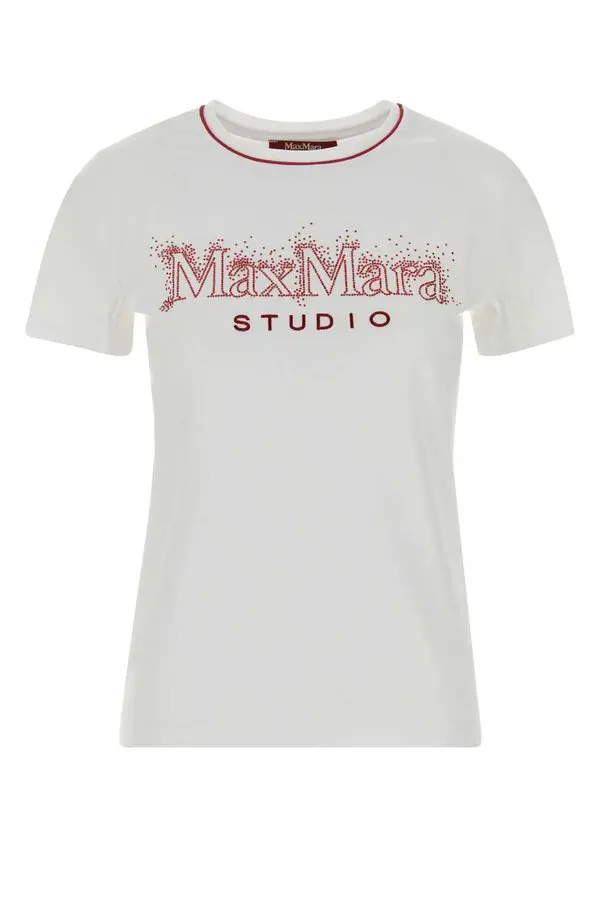 MM STUDIO Pugnale Cotton T-shirt - White