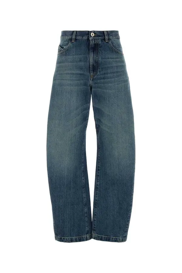 Attico Wide Leg Denim Jeans
