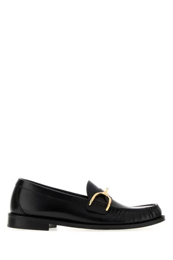 Alexander McQueen Wishbone Leather Loafers