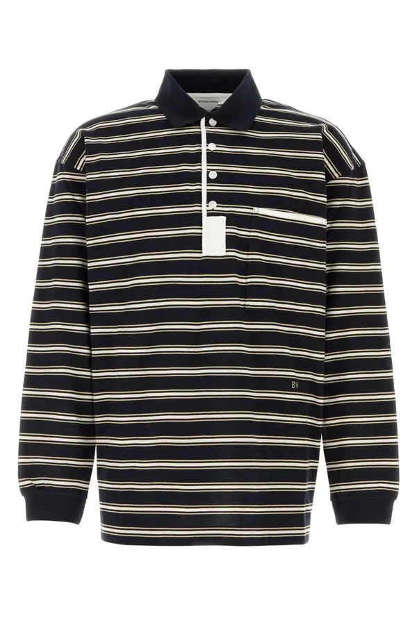 Bottega Veneta Embroidered Piquet Oversize Polo Shirt