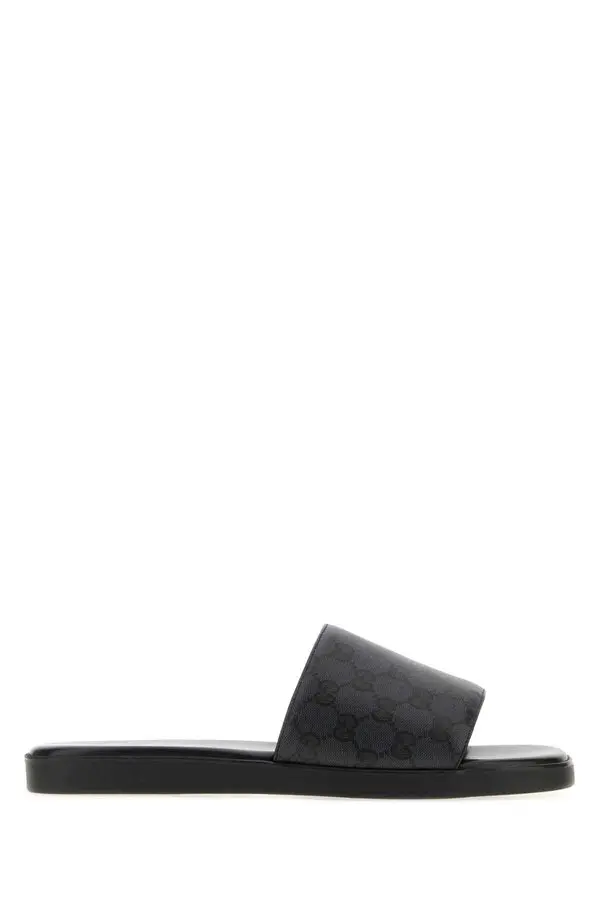 Gucci Gg Canvas Slippers
