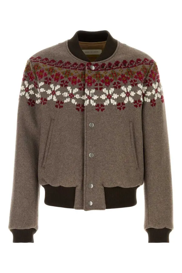 Dries Van Noten Wool-blend Valtor Bomber Jacket