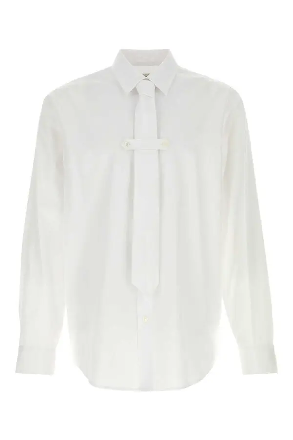 Dries Van Noten Poplin Button-down Shirt For - White