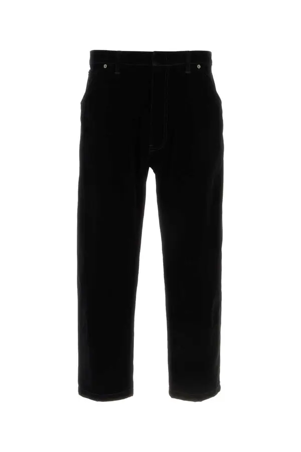 Prada Velvet Denim Pants For
