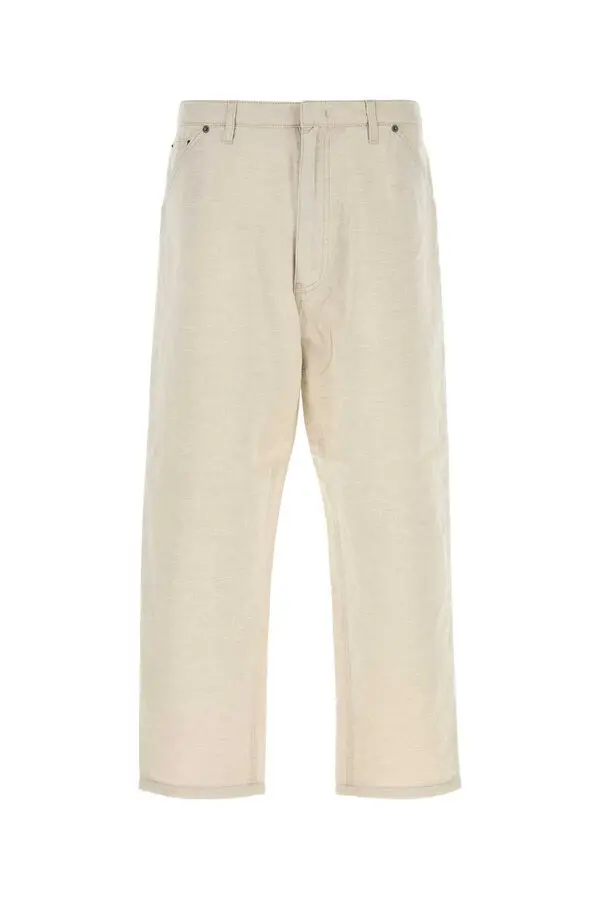 Prada Melange Chambray Pants