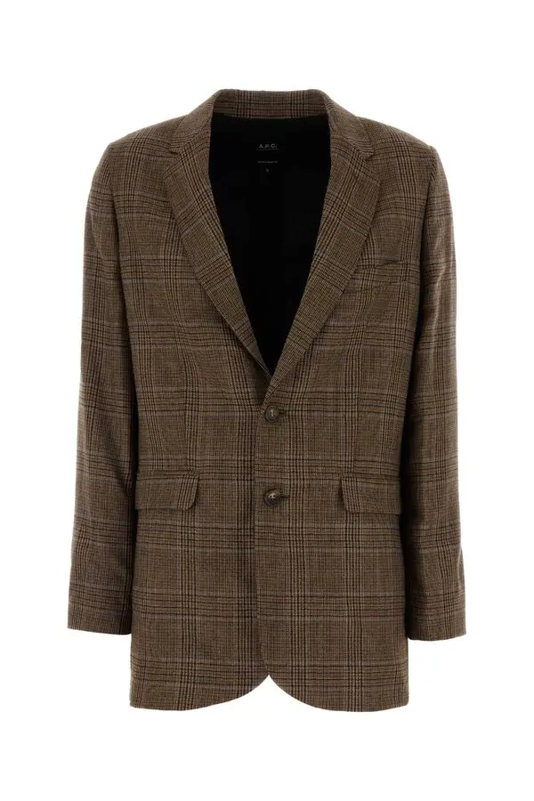 A.p.c. Embroidered Wool Annie Blazer