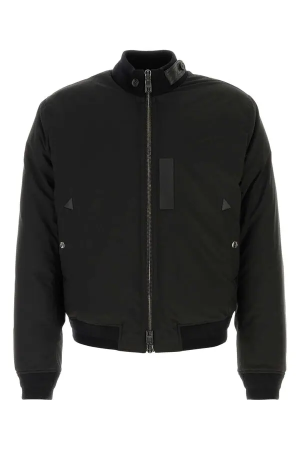 Dolce & Gabbana Polyester Down Jacket With Wool-lined Interior