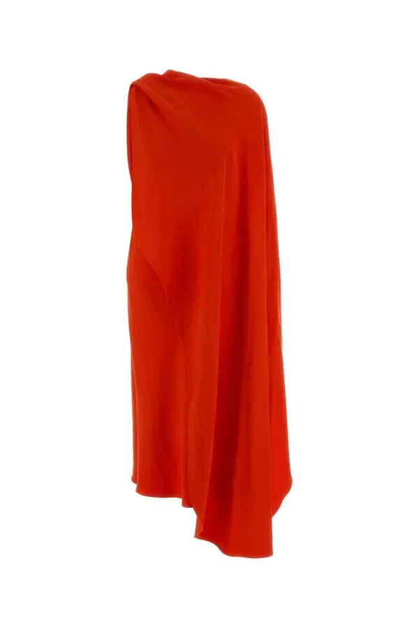 Balenciaga Crepe Long Dress