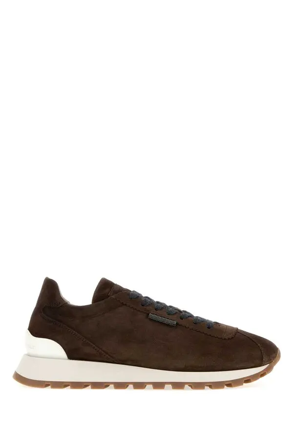 Brunello Cucinelli Suede Sneakers - Brown