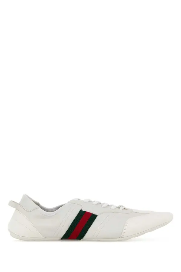 Gucci Leather And Suede Flex Sneakers