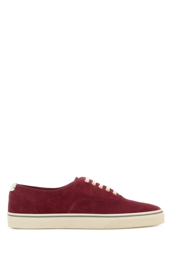 Brunello Cucinelli Suede Lace-up Sneakers - Purple