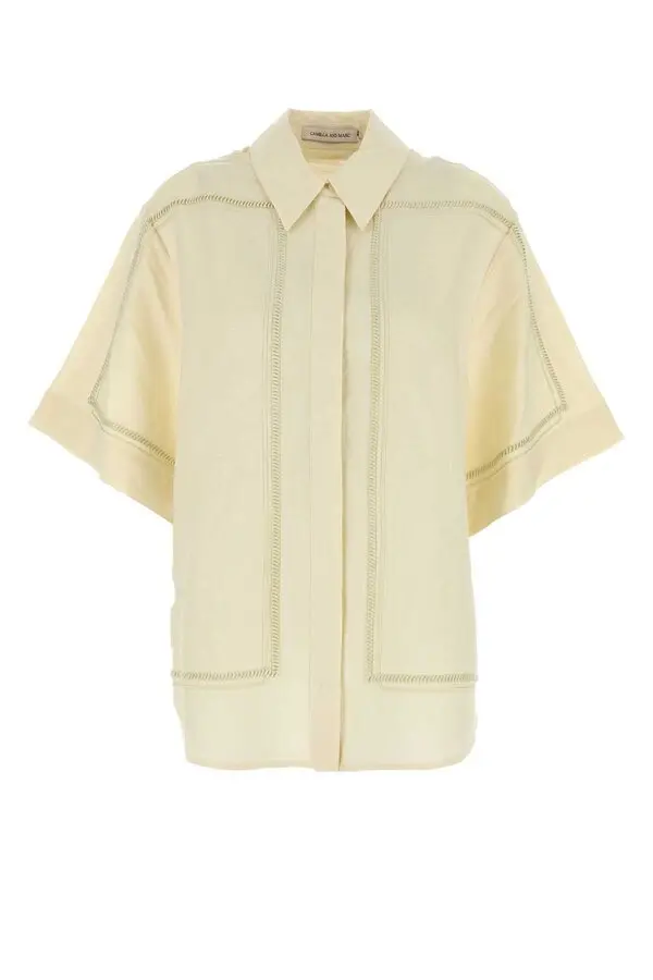 Camilla And Marc Fortuna Linen-blend Shirt