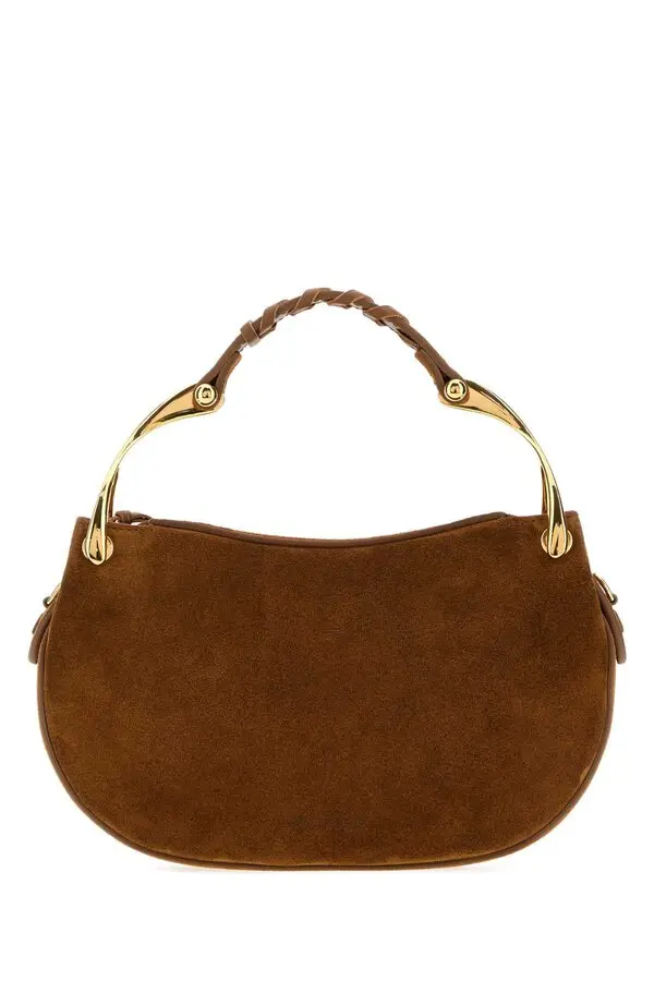 Alexander McQueen Suede Mini Wishbone Handbag