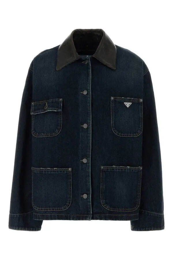 Prada Denim Padded Jacket For