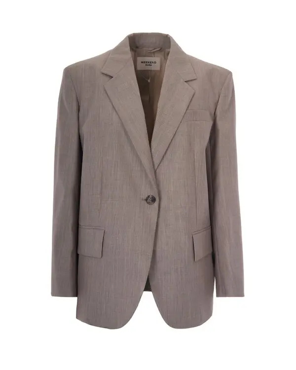 Max Mara Tailored Single-breasted Blazer - Cappuccino