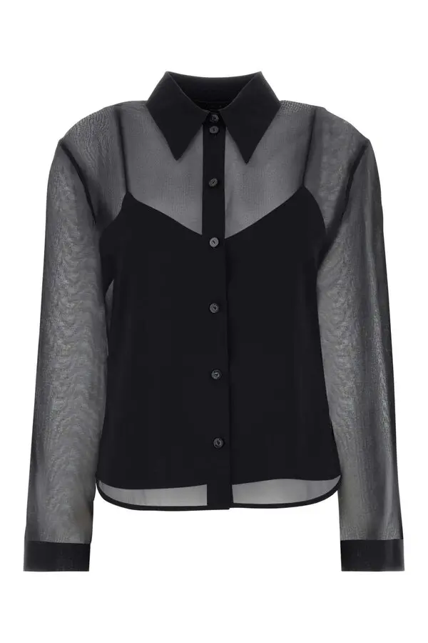 Gucci Sheer Chiffon Shirt