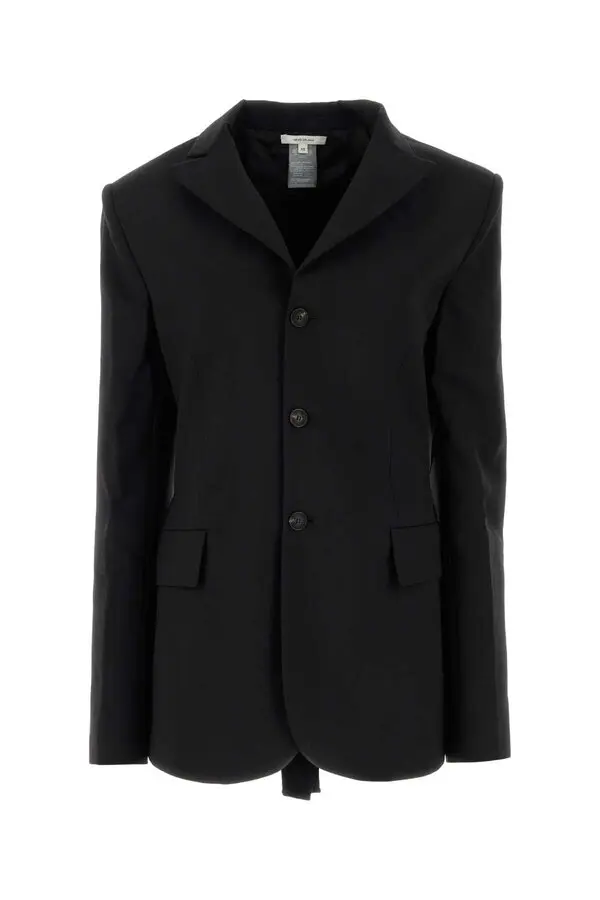 NENSI DOJAKA Inspired Stretch Wool Blazer - Black