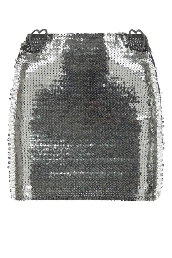 NENSI DOJAKA Sequins Mini Skirt - Silver