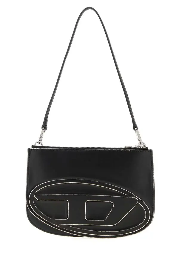 DIESEL® 22cm X 16cm X 4cm Leather 1dr Shoulder Handbag With Adjustable Strap