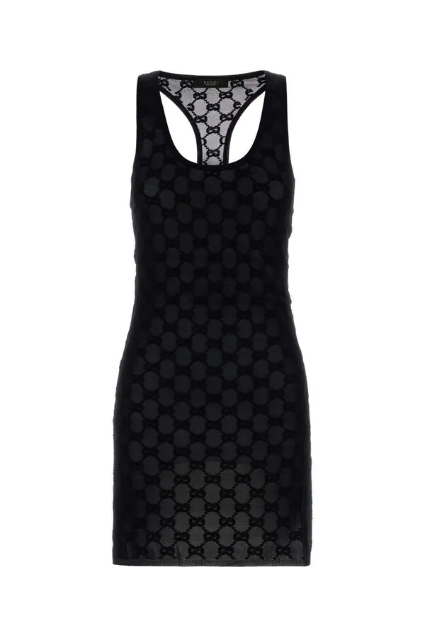 Gucci Viscose Blend Dress - Blue