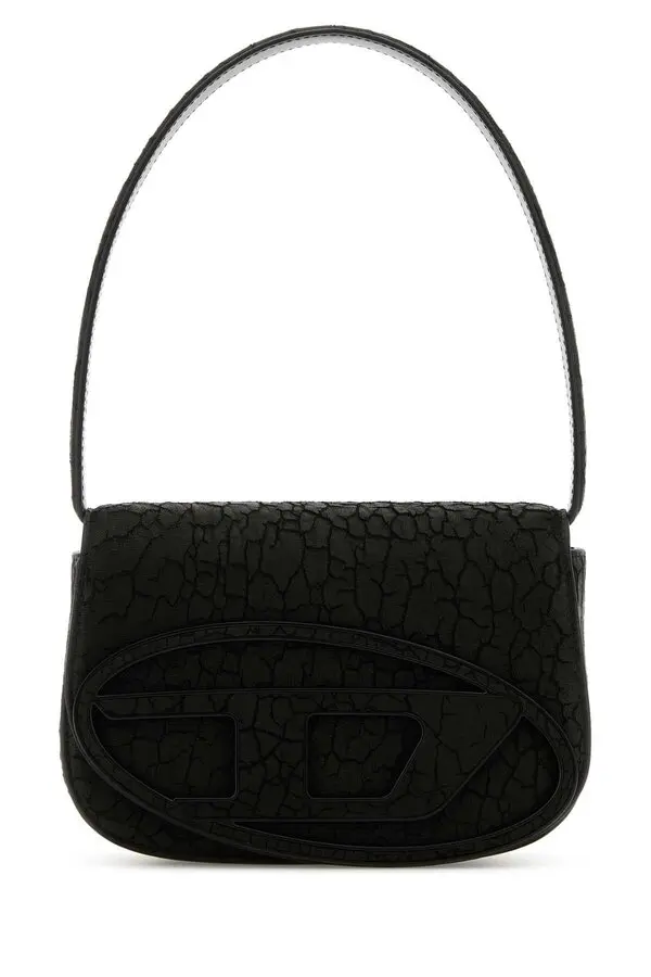 DIESEL® 1dr Mini Shoulder Handbag - Black
