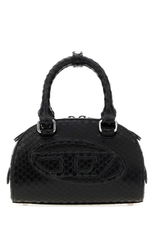 DIESEL® 1dr Dome Handbag In Bovine Leather 20 Cm Width, 14 Cm Height, 10 Cm Depth