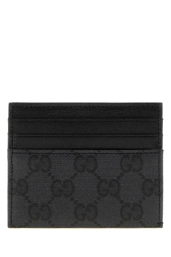 Gucci Gg Canvas Classic Card Holder 10 Cm X 7 Cm