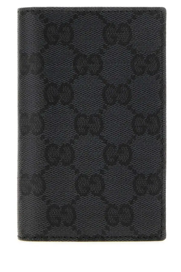 Gucci Essence Classic Gg Canvas Mini Card Holder - Printed