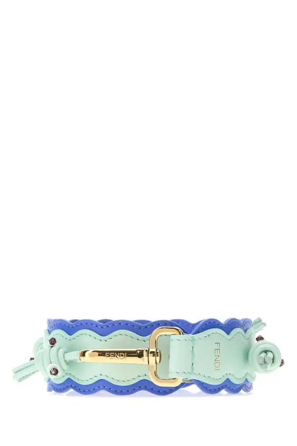 Fendi Two-tone Leather Mini Shoulder Strap 20 Cm