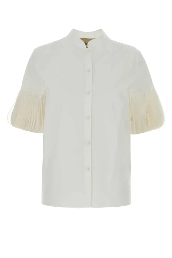 Valentino Garavani Poplin Button-front Shirt For