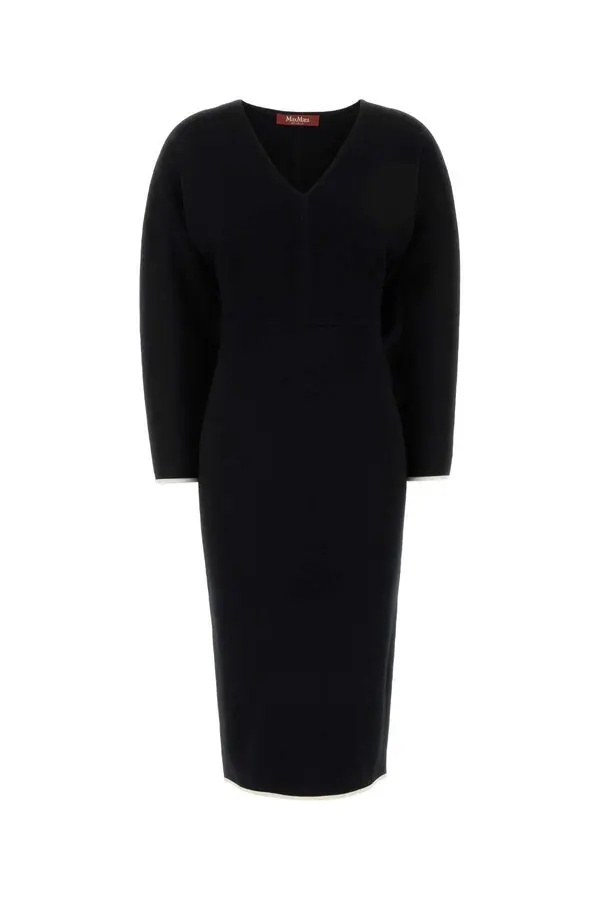 MM STUDIO Emiro Viscose-blend Dress - Black